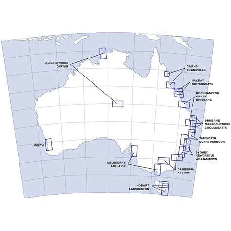 Australian Vnc Visual Navigation Charts Downunder Pilot Shop Australia