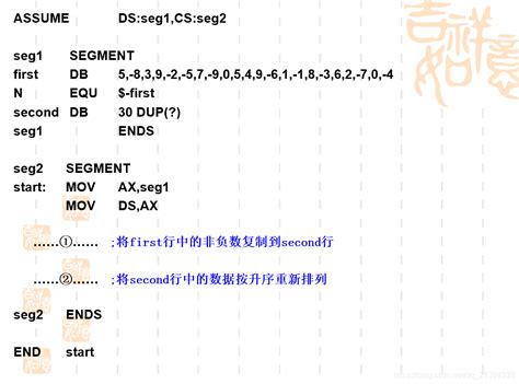 微机实验课 实验二循环程序设计 微机循环程序 csdn博客
