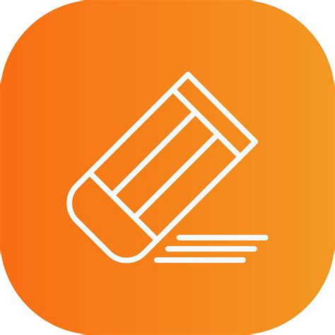 Eraser Line Gradient Curve Icon 51055101 Vector Art At Vecteezy