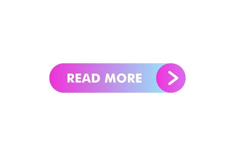Premium Vector Read More Colorful Button Vector Icon Gradient Button
