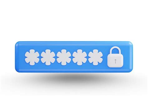Premium Psd Psd Padlock With Password Icon 3d Rendering Vector Illustration