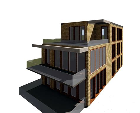 평평한 아파트 건물 3d 모델 39 Rvt Dwg Free3d