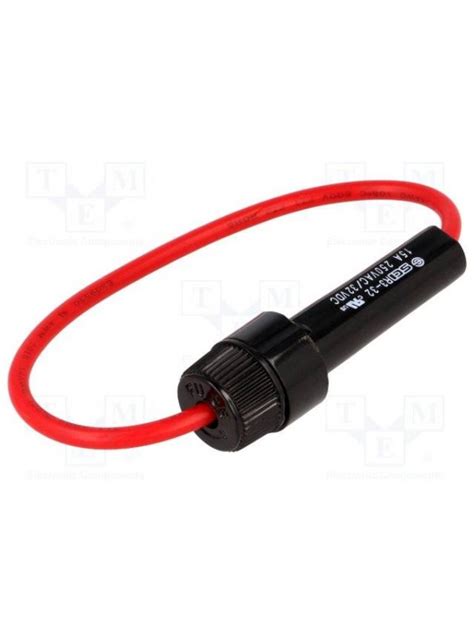 Portafusible Aereo 5x20 Con Cable Awg14 Portafusibles