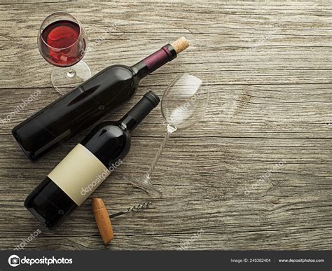 Red Wine Bottle And Glass Wallpaper
