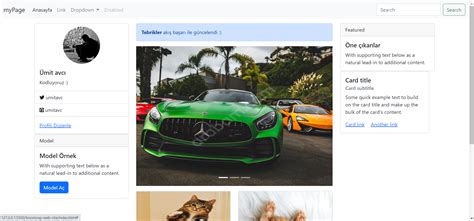 GitHub umitavc bootstrap template Bootstrap çalışmalarımı topladığım repo