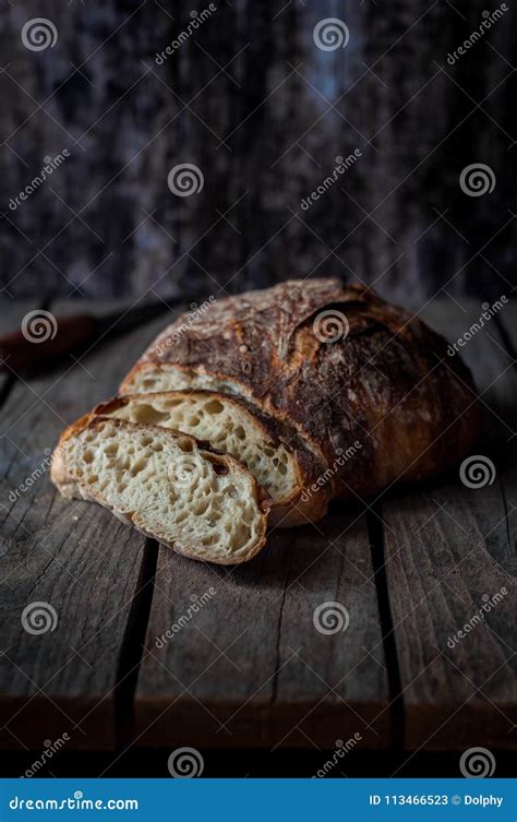 Rustic Bread Stock Image Image Of Food Dark Natural
