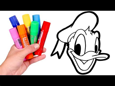 Dibujos De Imagen Del Pato Donald Para Colorear Para Colorear Pintar E