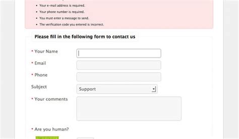 Free Email Forms Templates 35 Best Php Contact Form Templates Free