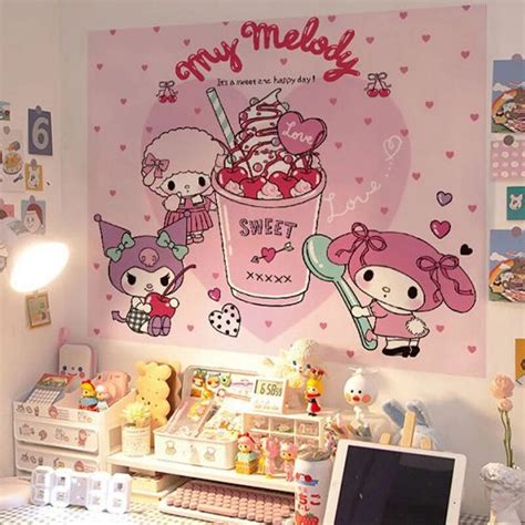 My Melody And Kuromi Wallpaper Sanrio Kawaii Kuromi Poster Cinnamoroll