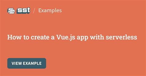 Learn To Build A Full Stack App With Vue And Serverless Rvuejs