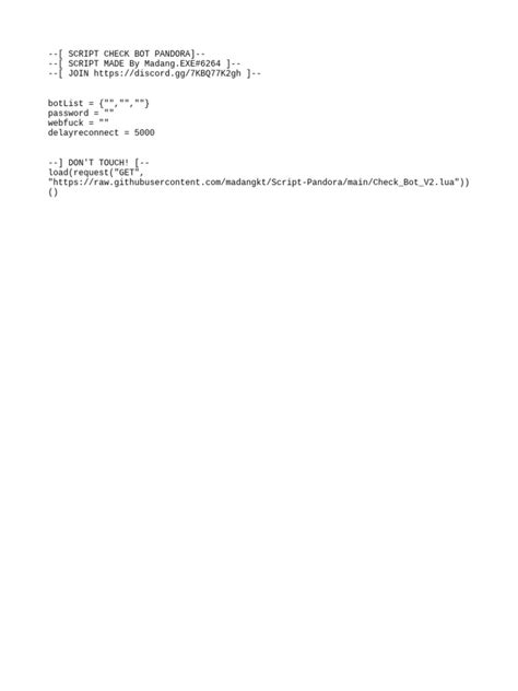Check Bot V2lua Pdf Computers