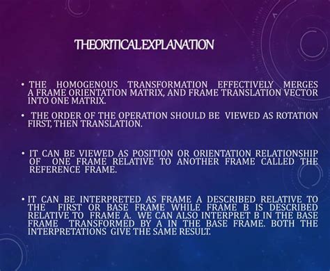 Use Of Matrix In Robotics Pptx