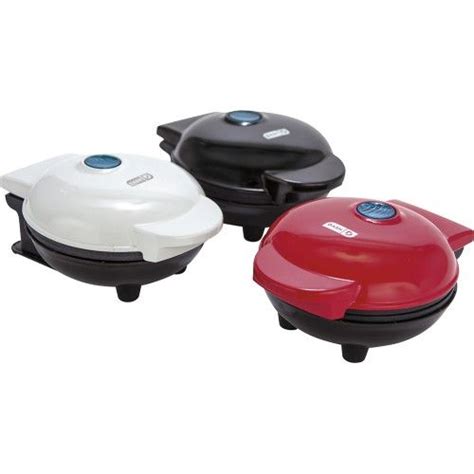 Dash Mini Makers Kit Black White Red Grill Set Waffle Maker Grilling