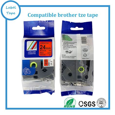 Mm Black On Red Compatible Brother Tze Tape For P Touch Label Tape Maker Tze Tze