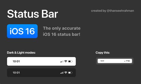 IOS Most Accurate Status Bar Figma IOS Most Accurate Status Bar Figma