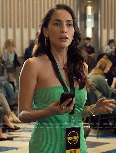 Wornontv Rubys Green Halter Dress On Based On A True Story
