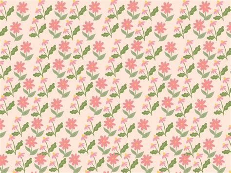 Premium Vector Seamless Pattern Floral Background Design