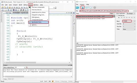 psoc 4 wireless programming