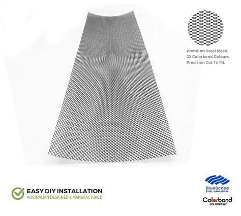 Flat Gutter Guard Leaf Gutter Guard Protection Australian Made In