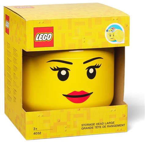 Lego Storage Head Large Girl Retrofestiveca