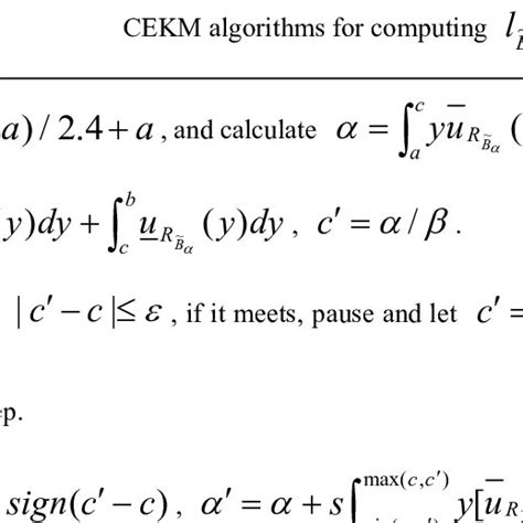 Sbekm Algorithms For Calculating The Centroid Download Scientific Diagram