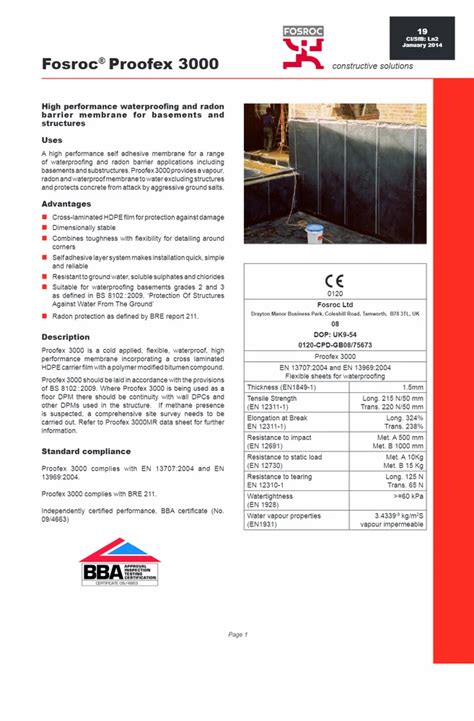 Fosroc Proofex 3000 Waterproofing Membrane At Best Price In Siliguri