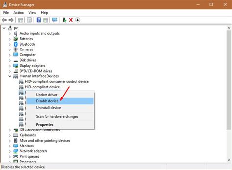 How To Turn Off Touch Screen In Windows Disable Input