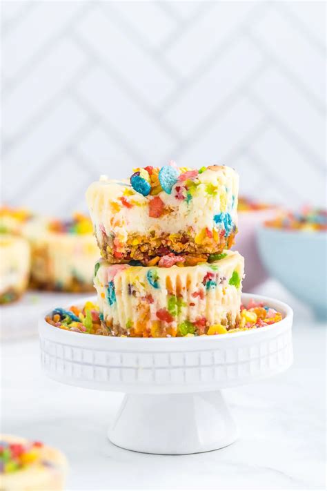 Fruity Pebbles Mini Cheesecake Recipe Frugal Mom Eh