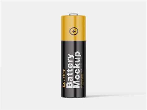 Premium Psd Battery Mockup Smart Object Full Editable File