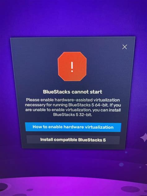 bluestacks 5 issue followed the steps and i couldn t find the setting