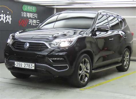 G4 렉스턴 22 4wd 헤리티지 중고차 매매 중고 시세 2017년 8월식 판매 가격