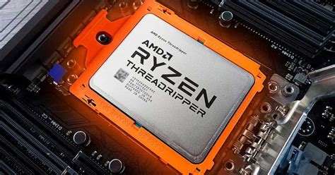 Amd Estría Trabajando En Un Procesador Threadripper De 64 Núcleos Formula Hardware
