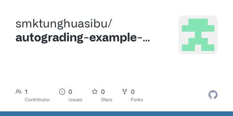 GitHub Smktunghuasibu Autograding Example Python