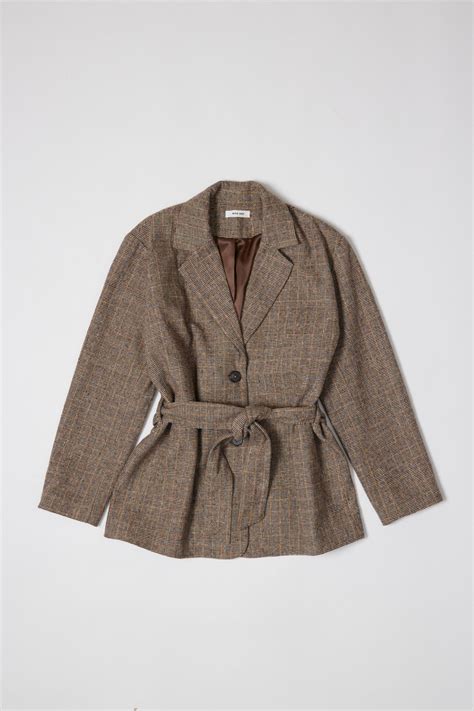 The Camden Waist Belt Coat Thread Seed