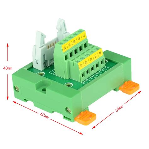Buy Idc10 Male Terminal Block Breakout Board Idc10 Connector Plc Relay Adapter
