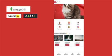 GitHub Unix Waltz Fullstack GO FOOD Clone MongoDB Express NodeJS Ini Adalah Applikasi