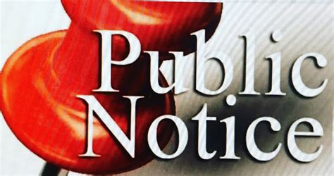 New Public Notice Mayor Michael Passero And The New London City