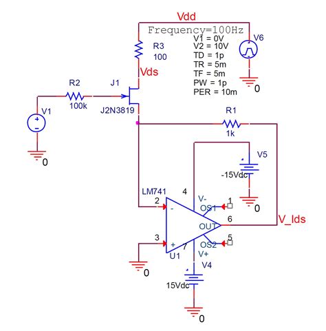 Solved Can You Run A Jfet Simulation Plot Idsvo Vs Vds