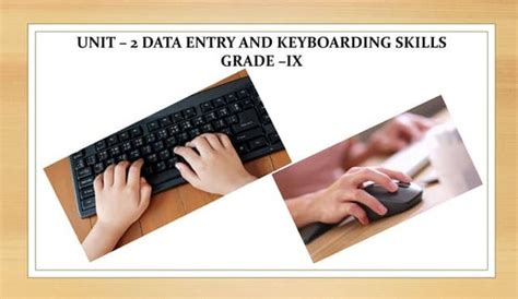 Basic Computer Keyboarding Skills Pptx