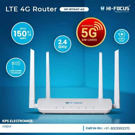 HI FOCUS G SIM SUPPORTED ROUTER At Piece In Jaipur ID