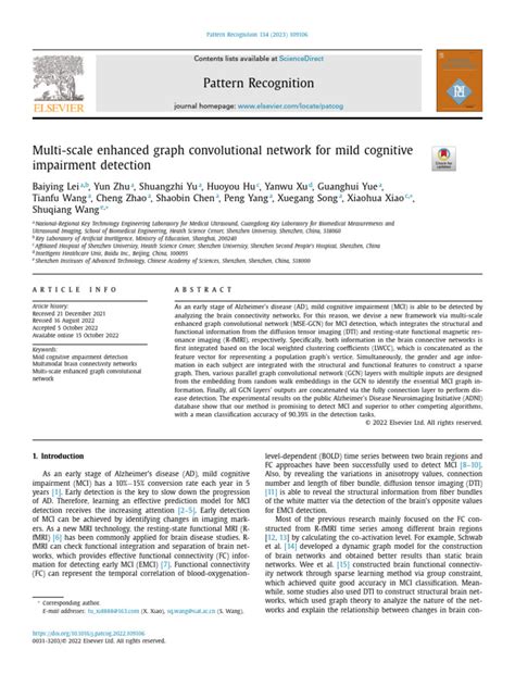 Multi Scale Enhanced Graph Convolutional Network Pdf Vertex Graph