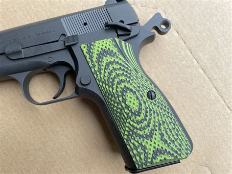 Browning Hi Power Grips In G10 Palm Swell Or Thin Lok Grips