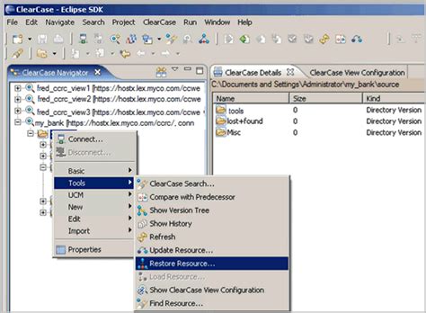 About Discordance In Clearcase Remote Client