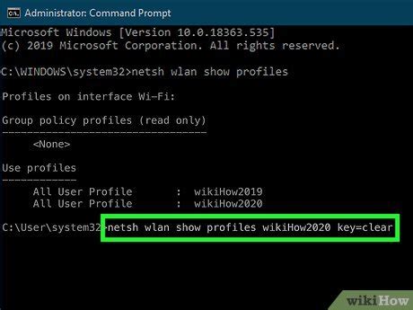 Finding Your Wifi Password Using Netsh On Windows By