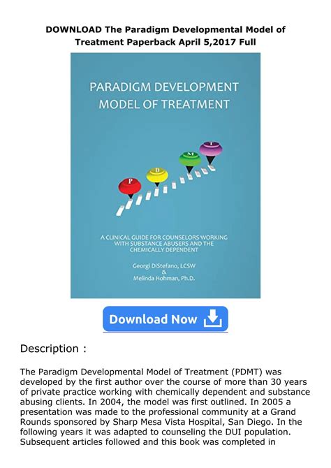 Download The Paradigm Developmental Model Of Treatment Paperback April