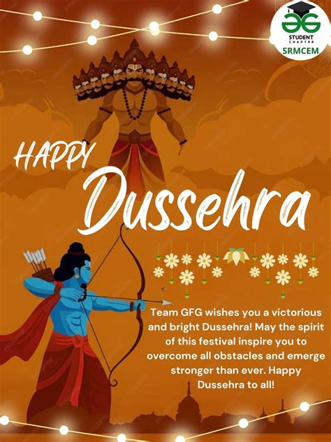 geeksforgeeks srmcem on linkedin dussehra gfg srmcem 2k24 gfg
