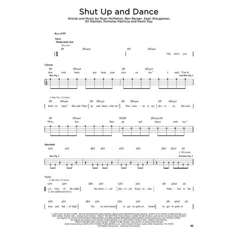 Bass Guitar Sheet Music For Beginners