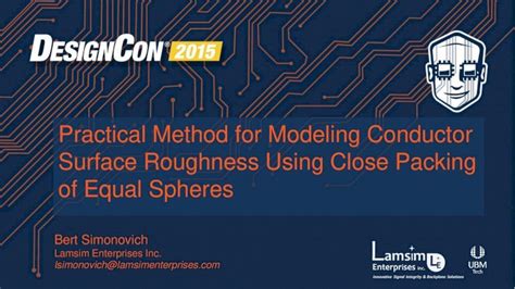 Pdf Practical Method For Modeling Conductor Surface Roughness Practical Method For