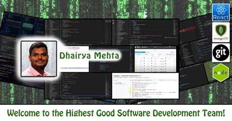 One Community Welcomes Dhairya Mehta To The Software Team