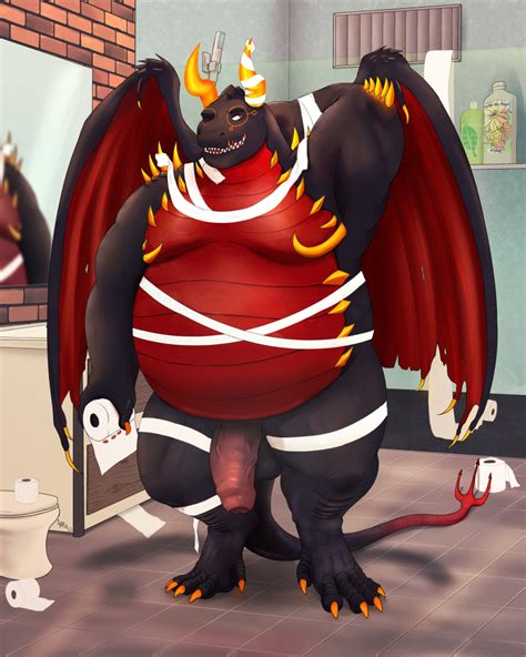 Rule 34 2022 Anthro Balls Bathroom Belly Big Belly Black Body Detailed Background Dragon